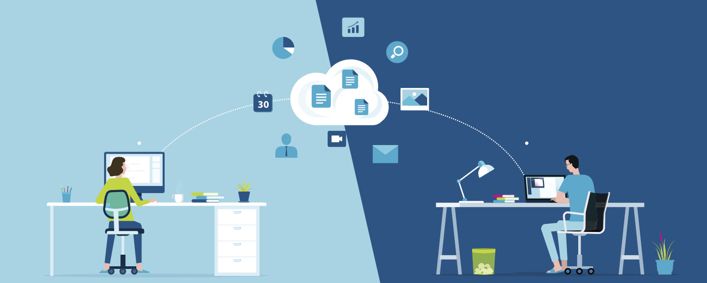 Secure teamwork via cloud